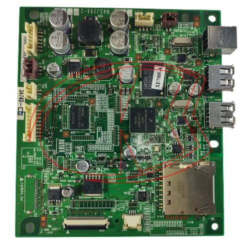 Placa do painel XF0079001 PR650e Brother | Brother | KAPUI ...