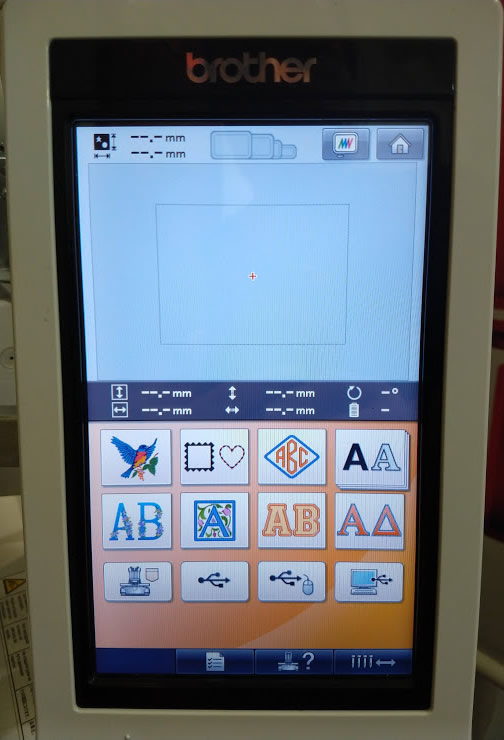 Tela Touch screen XE6294001 PR650 | PR655 | PR1000 Brother ...